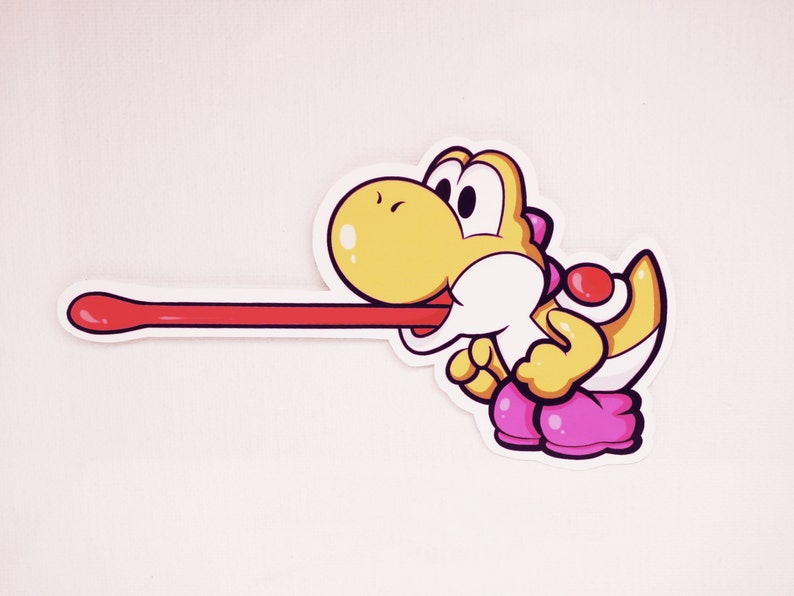 Yoshi Sticker 2 Pair Super Mario 8 Color Assortment - Etsy