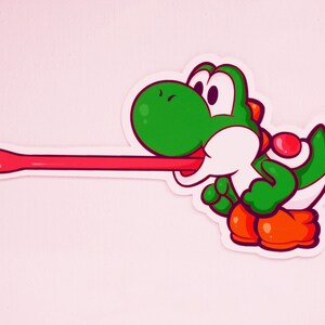 Yoshi Sticker 2 Pair Super Mario 8 Color Assortment - Etsy