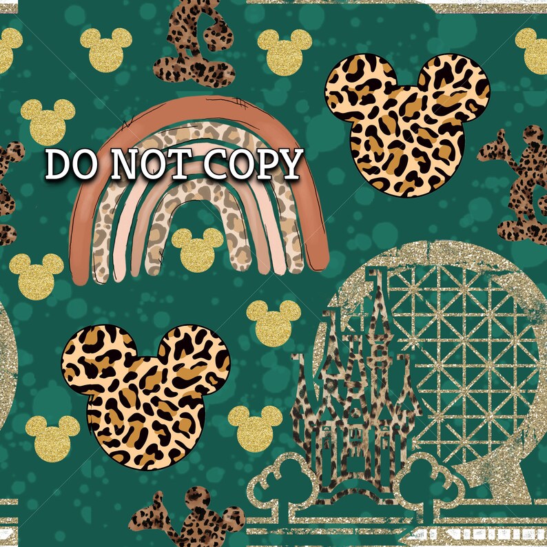 Cheetah Mouse Parks Seamless File - Etsy