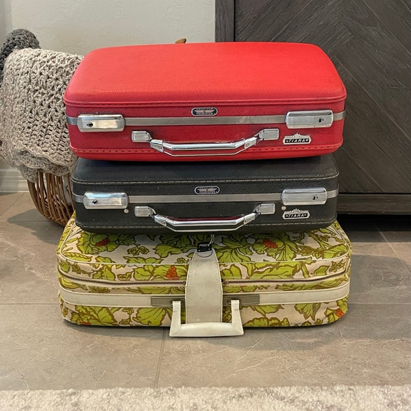 Floral Suitcase - Etsy