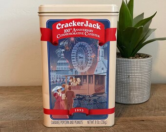 Vintage Cracker Jack Tin - Etsy