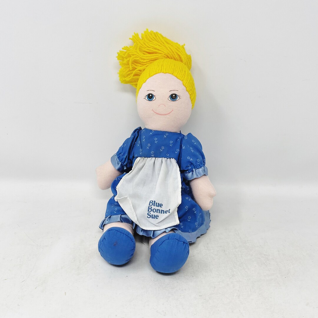 Blue Bonnet Sue Doll - Vintage - Advertising - Margarine - Dakin - 1986 - Cloth Doll - 10" Doll ...