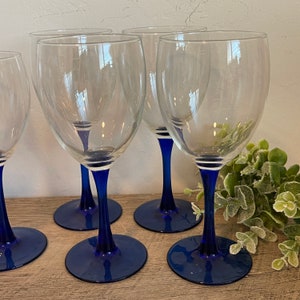 Luminarc Blue Stemware - YOU PICK - Nuance - Sapphire - Wine Glasses ...