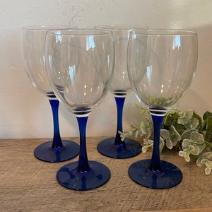 Luminarc Blue Stemware - YOU PICK - Nuance - Sapphire - Wine Glasses ...