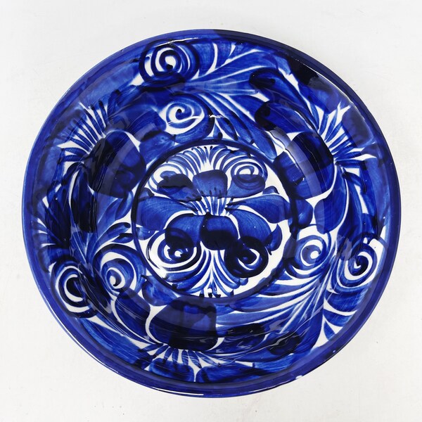 Mexican Blue and White Plates - Etsy