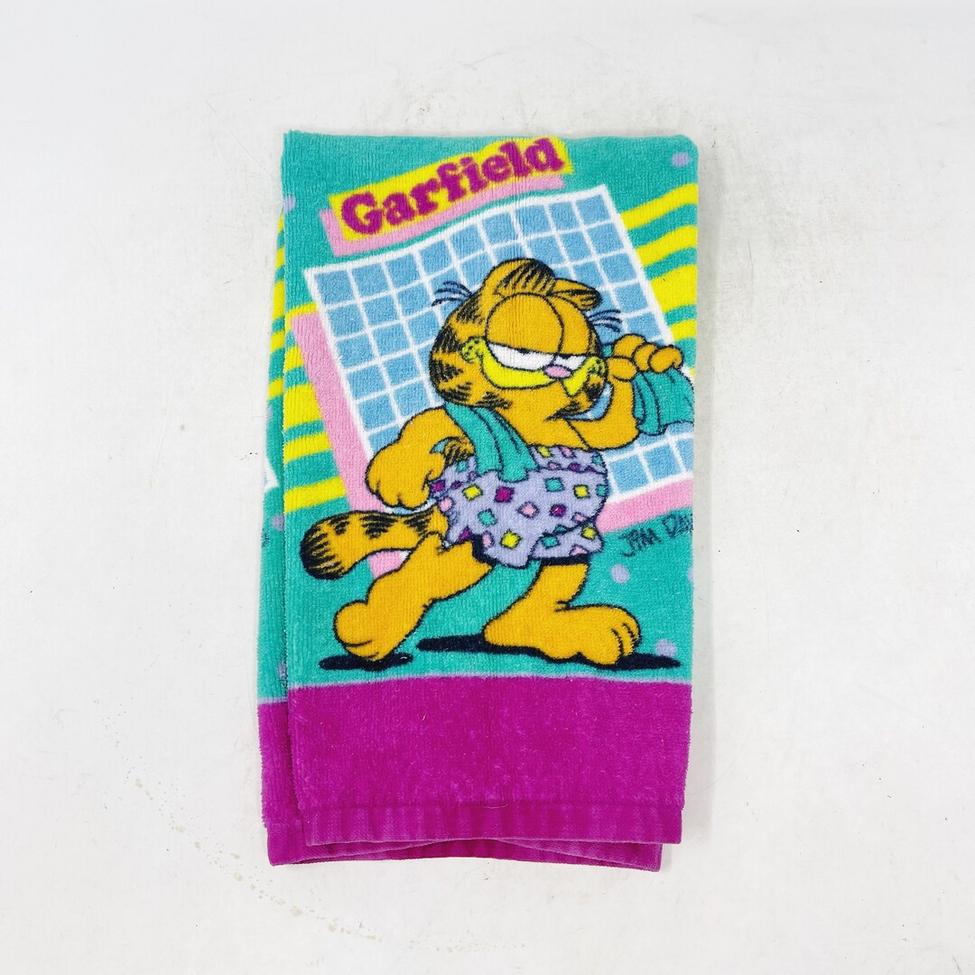 Vintage Garfield Hand Towel VINTAGE 1978 Garfield - Etsy