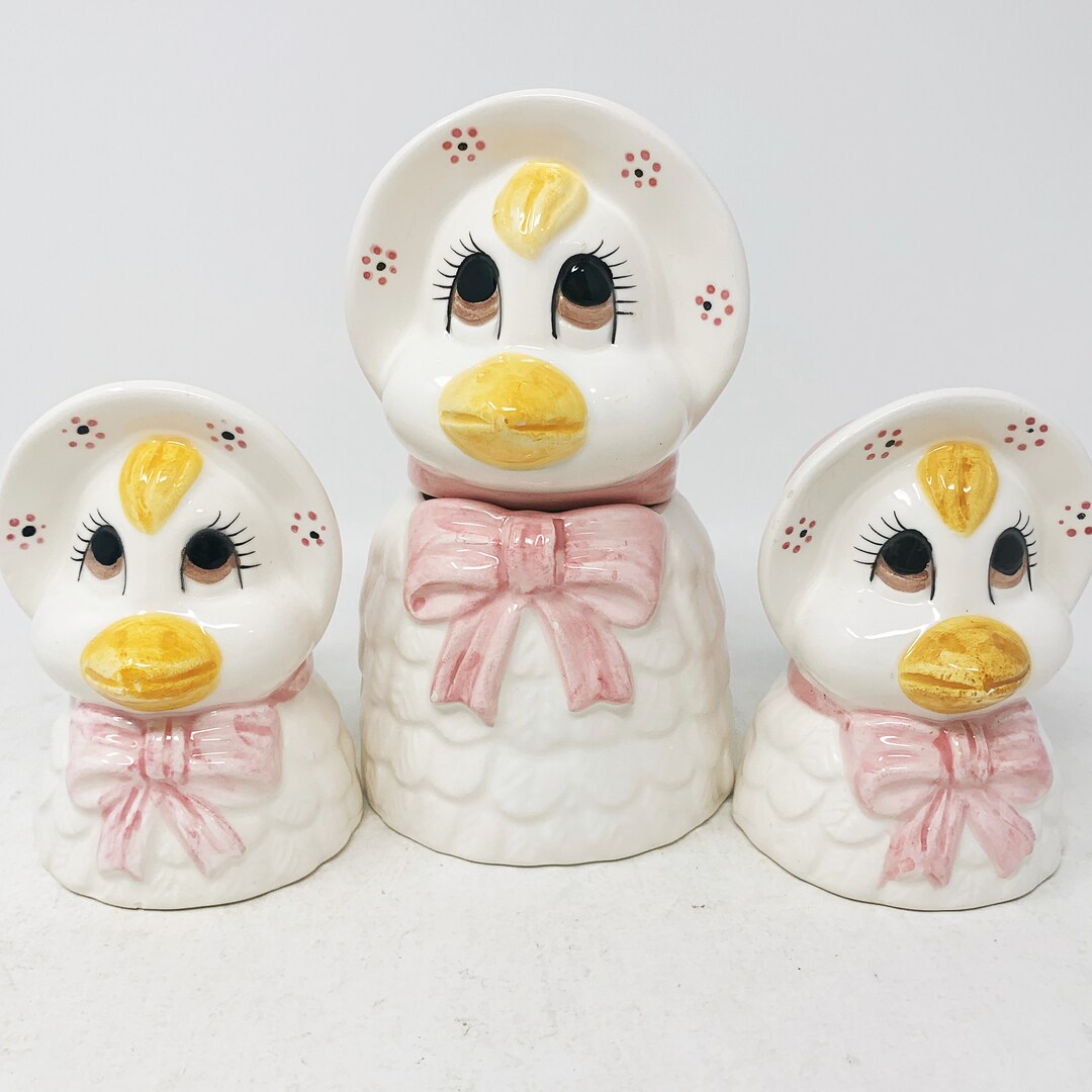 Goose Sugar Jar Salt and Pepper Shakers Mother Goose Salt, Pepper ...