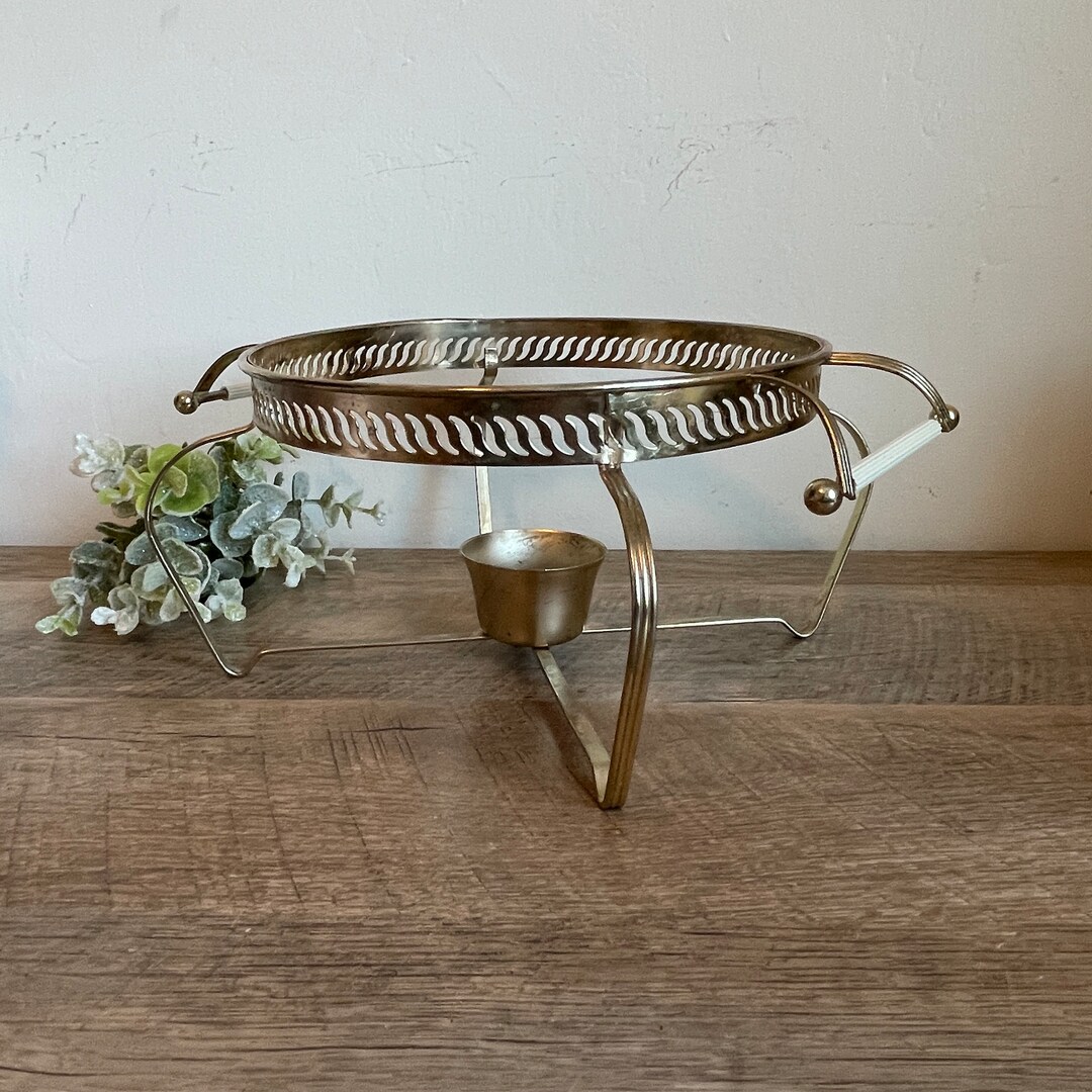 Vintage Baker Candle Warmer - Cradle - Chafing Dish - Possibly for ...