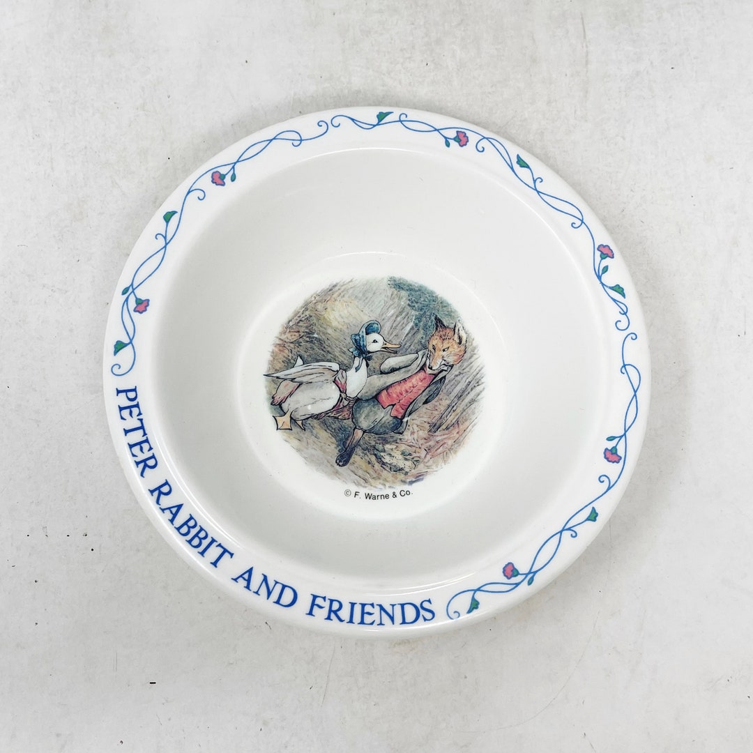 Peter Rabbit Bowl Peter Rabbit and Friends Jemima Puddle-duck Mr. Tod ...