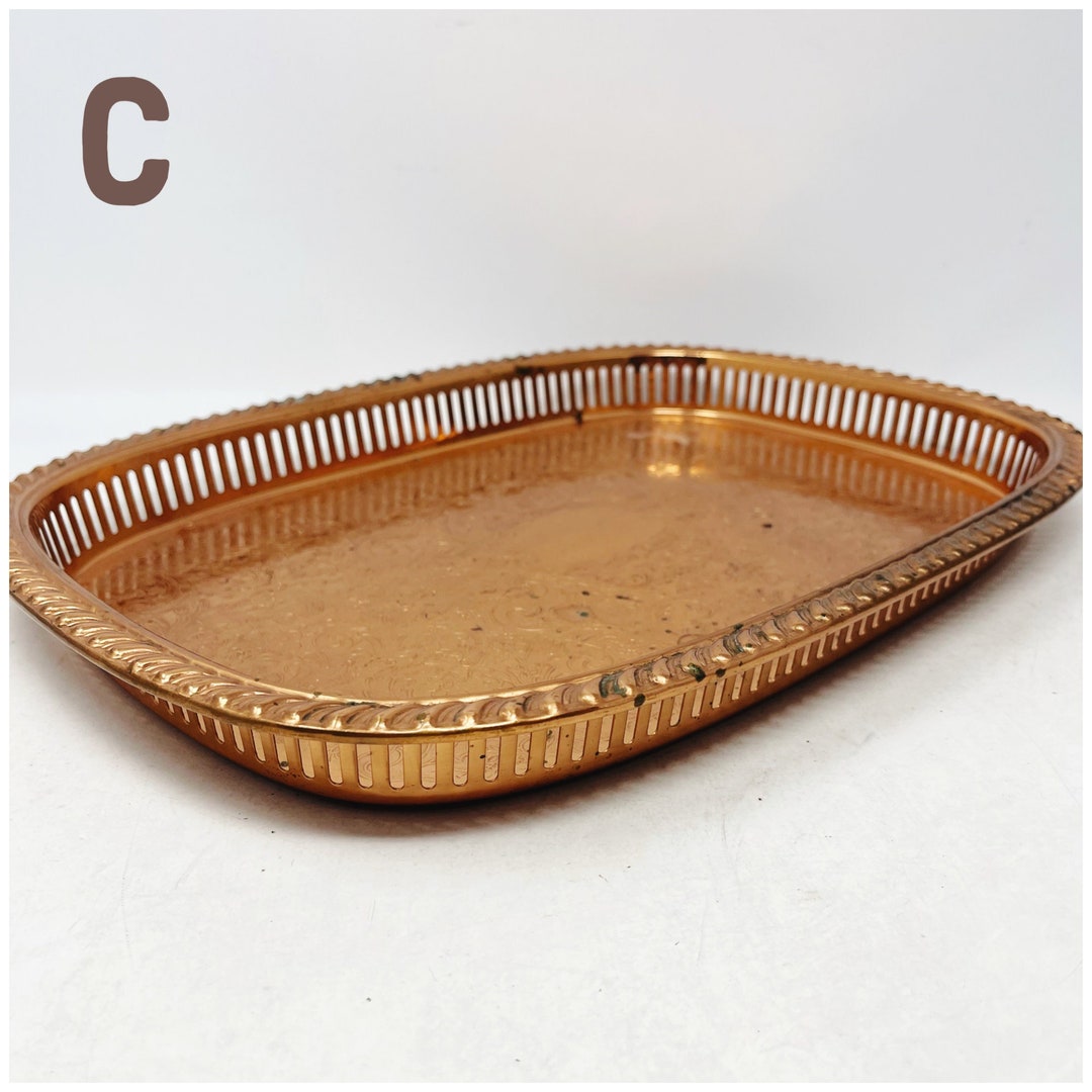 Vintage Copper Tray - Coffee Carafe - Copper Serving Tray - Warming ...