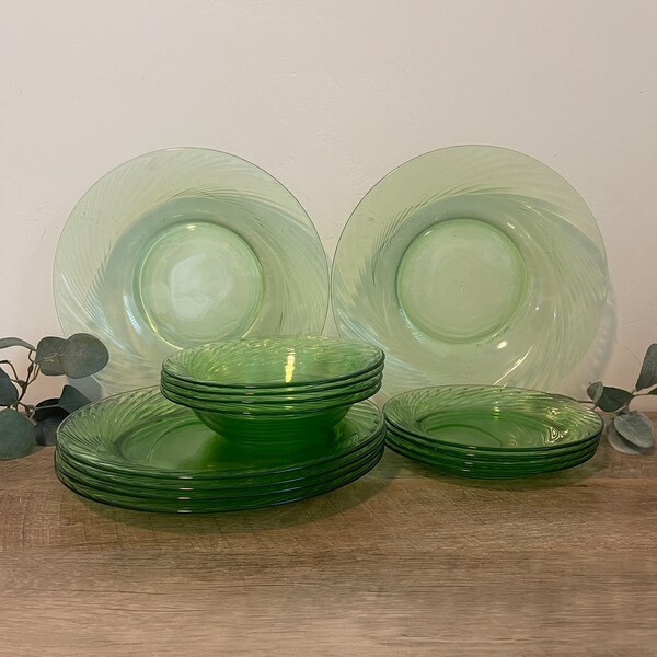 Green Dishes - Etsy