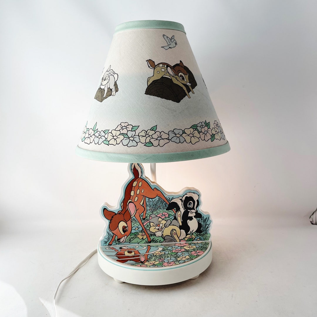 Vintage Bambi Lamp - Bambi Lamp - Dual Light - Night Light Setting ...