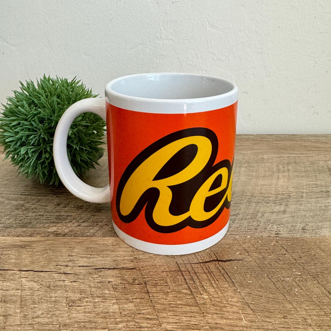 Reese's Peanut Butter Cups Mug - Vintage - Reese's - Mug - Orange ...