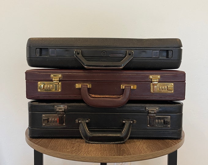 Vintage Briefcases - YOU PICK - Vintage - Samsonite Broker - Black Hard ...
