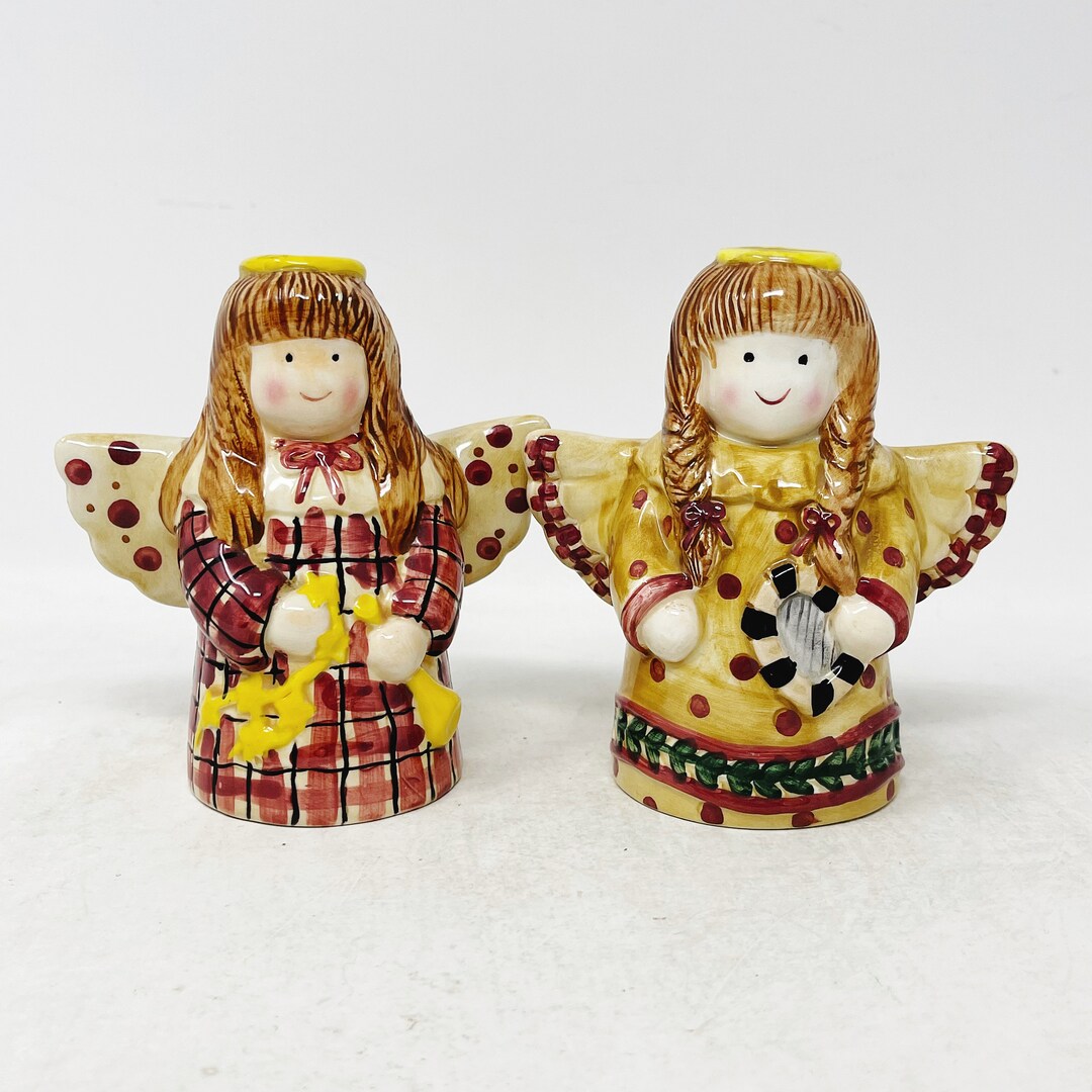 Angel Salt and Pepper Shakers - Debbie Mumm - Salt and Pepper Shakers ...
