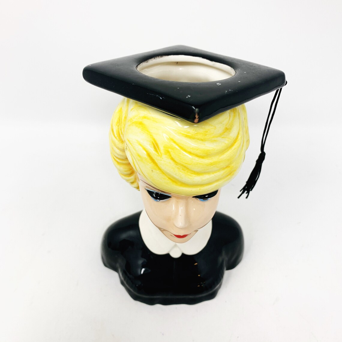 Barbie Head Vase Midge Doll Graduation Ceramic Planter | Etsy