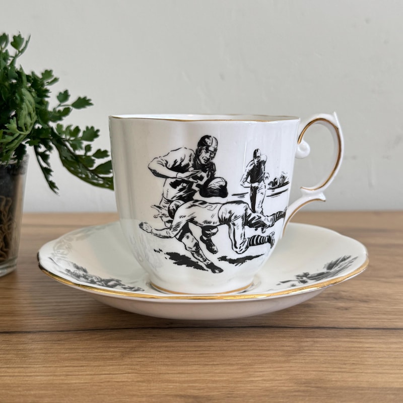 Bone China Football Mug - Etsy