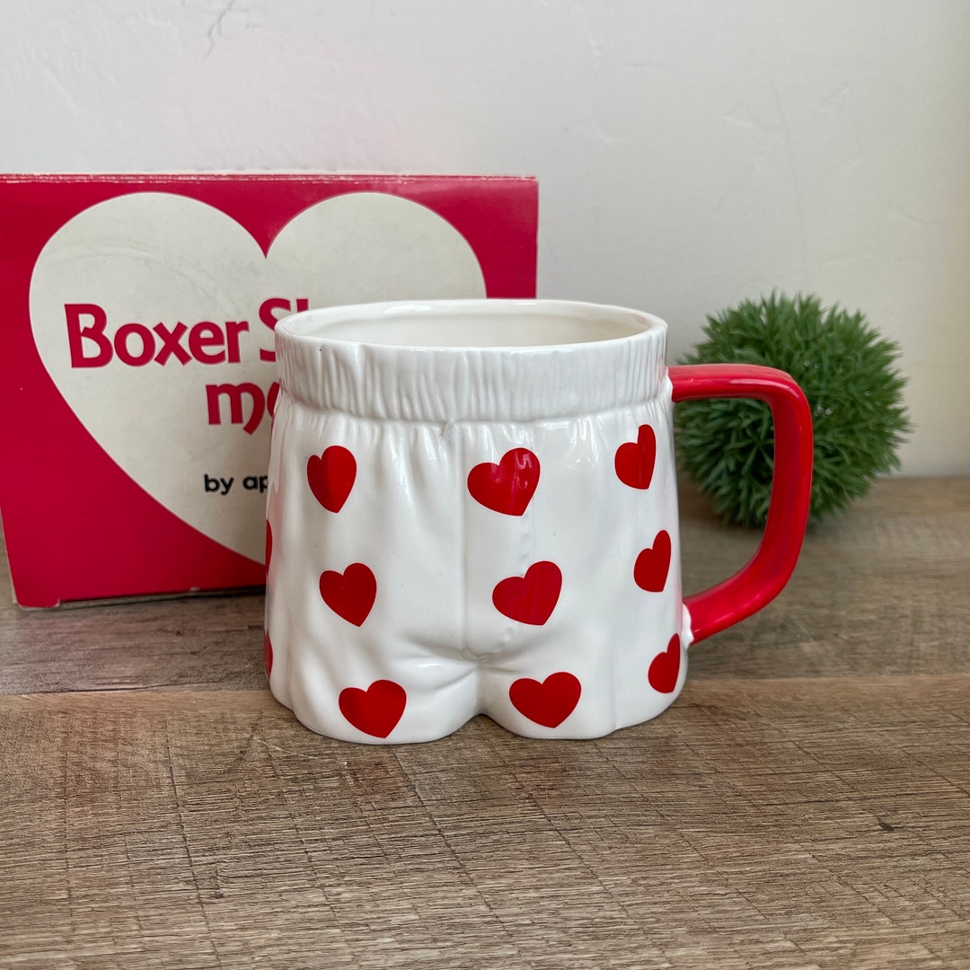 Boxer Shorts Mug Applause With Box Valentine Mugs Coffee Cup Mug - Etsy
