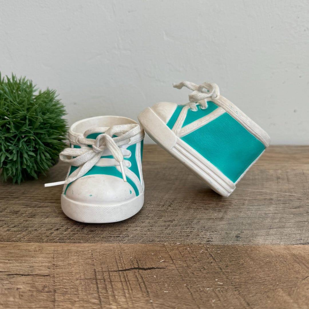 Cabbage Patch Doll Shoes - Aqua Blue - Trainers - Tennis Shoes - Teal ...