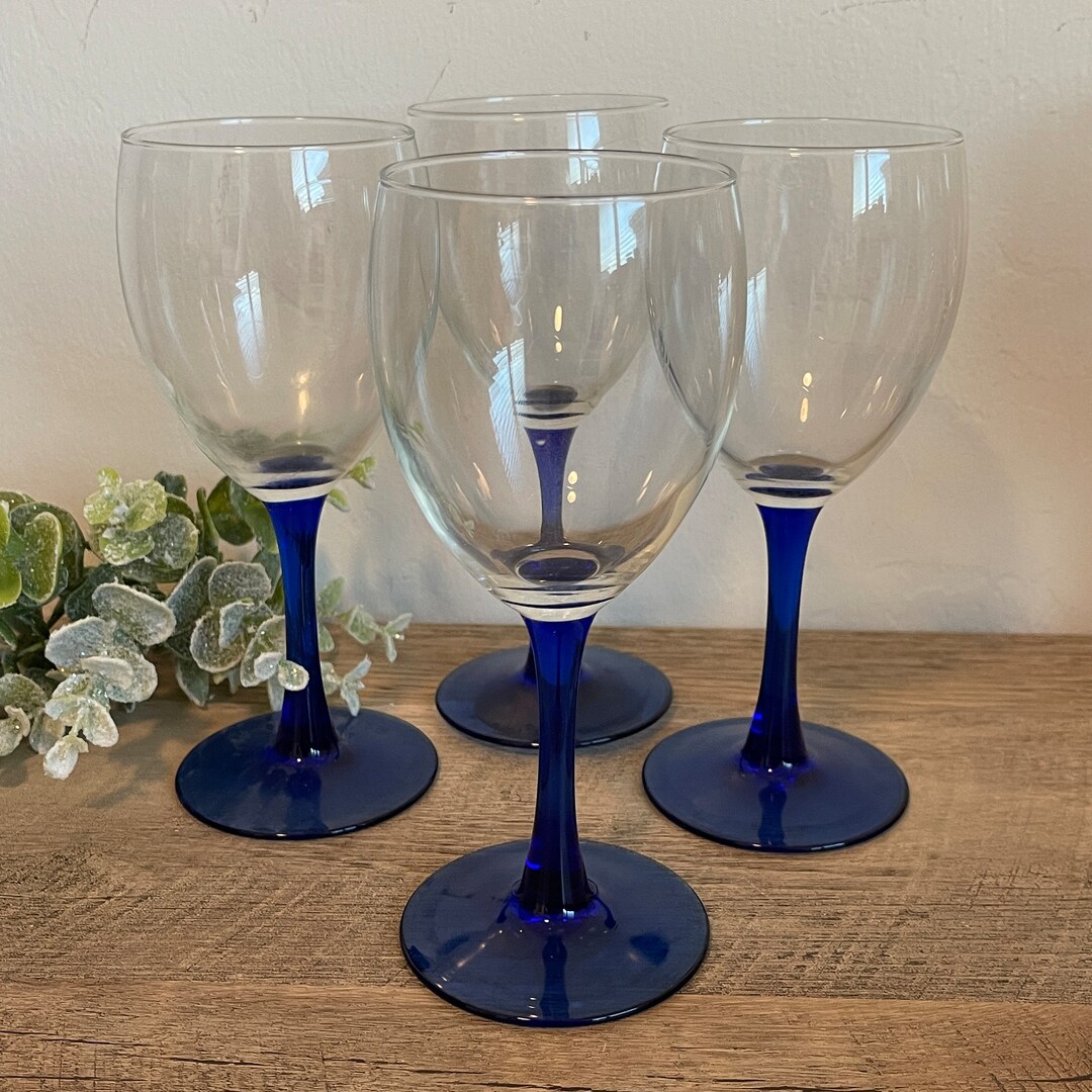 Luminarc Blue Stemware - YOU PICK - Nuance - Sapphire - Wine Glasses ...