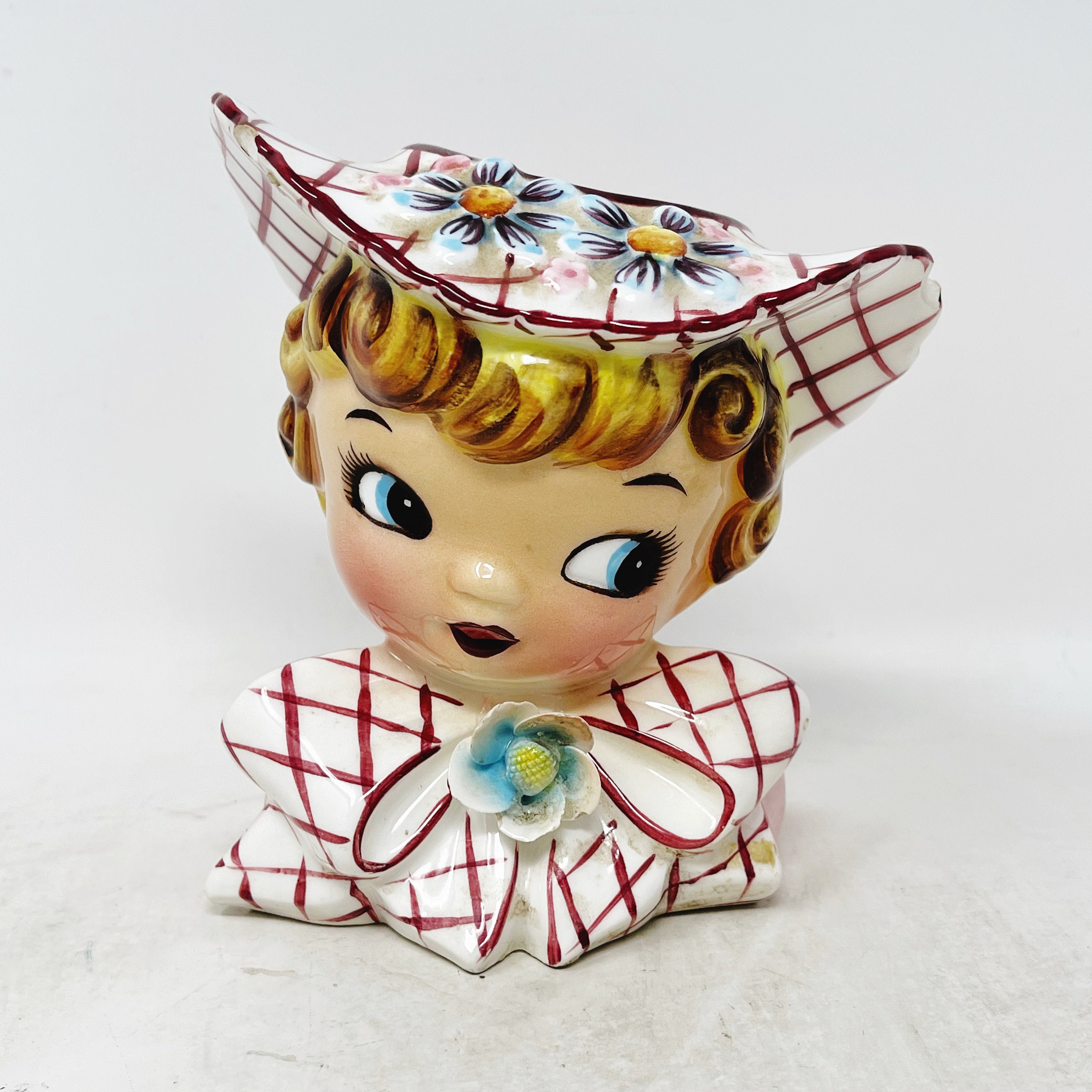 Lefton Miss Dainty Head Vase Head Vase 1950's - Etsy