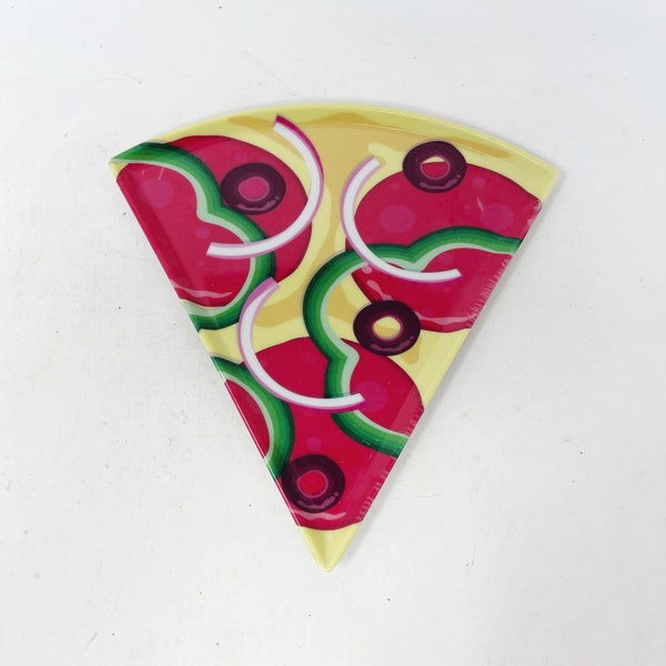 Pizza Shaped Plates - Etsy