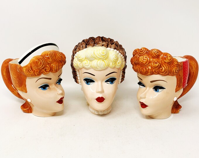 Barbie Head Mug - Head Vase - Barbie Mug - Succulent Planter - Coffee ...