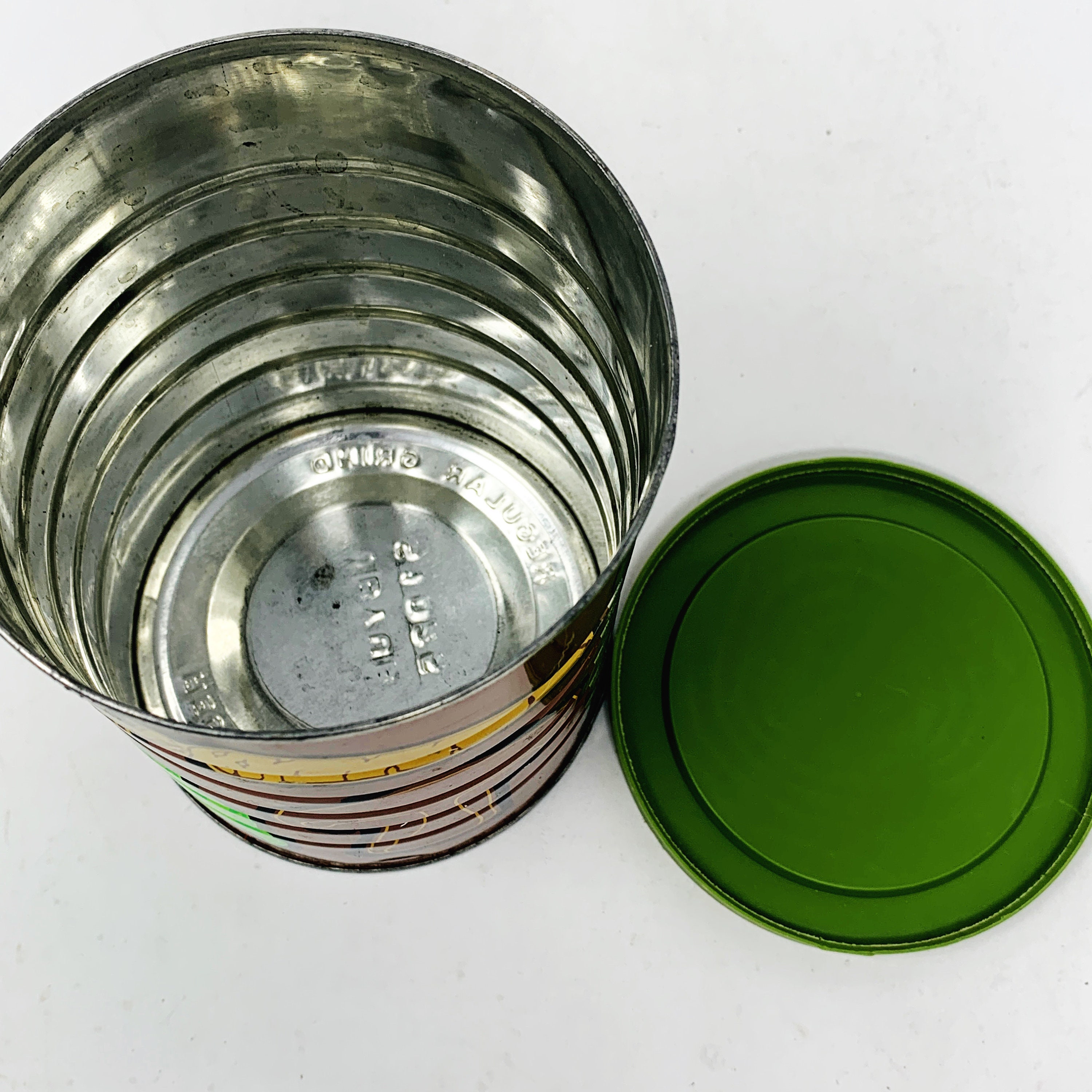 Vintage Vegetable Tin Mid Century Tin Vegetable Canister | Etsy