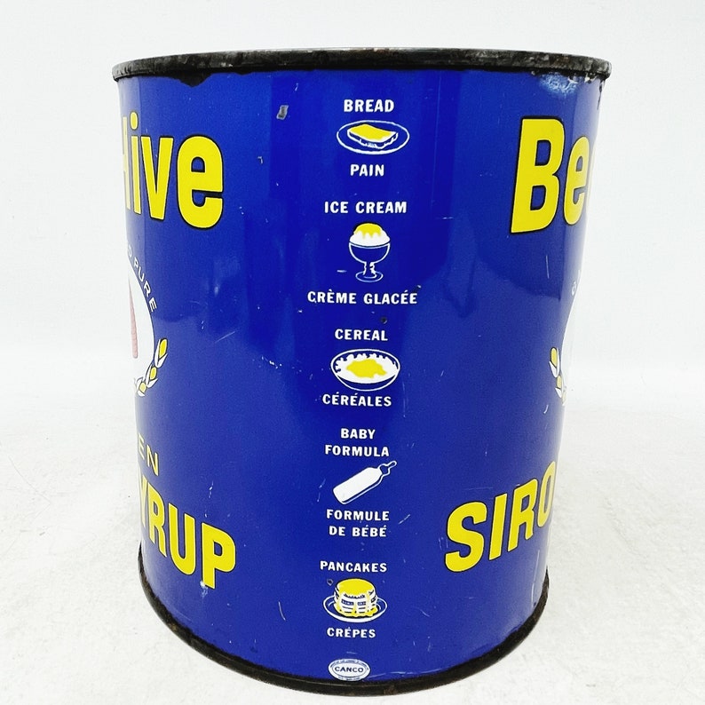 Vintage Beehive Tin Honey Tin Bee Hive Corn Syrup Tin - Etsy