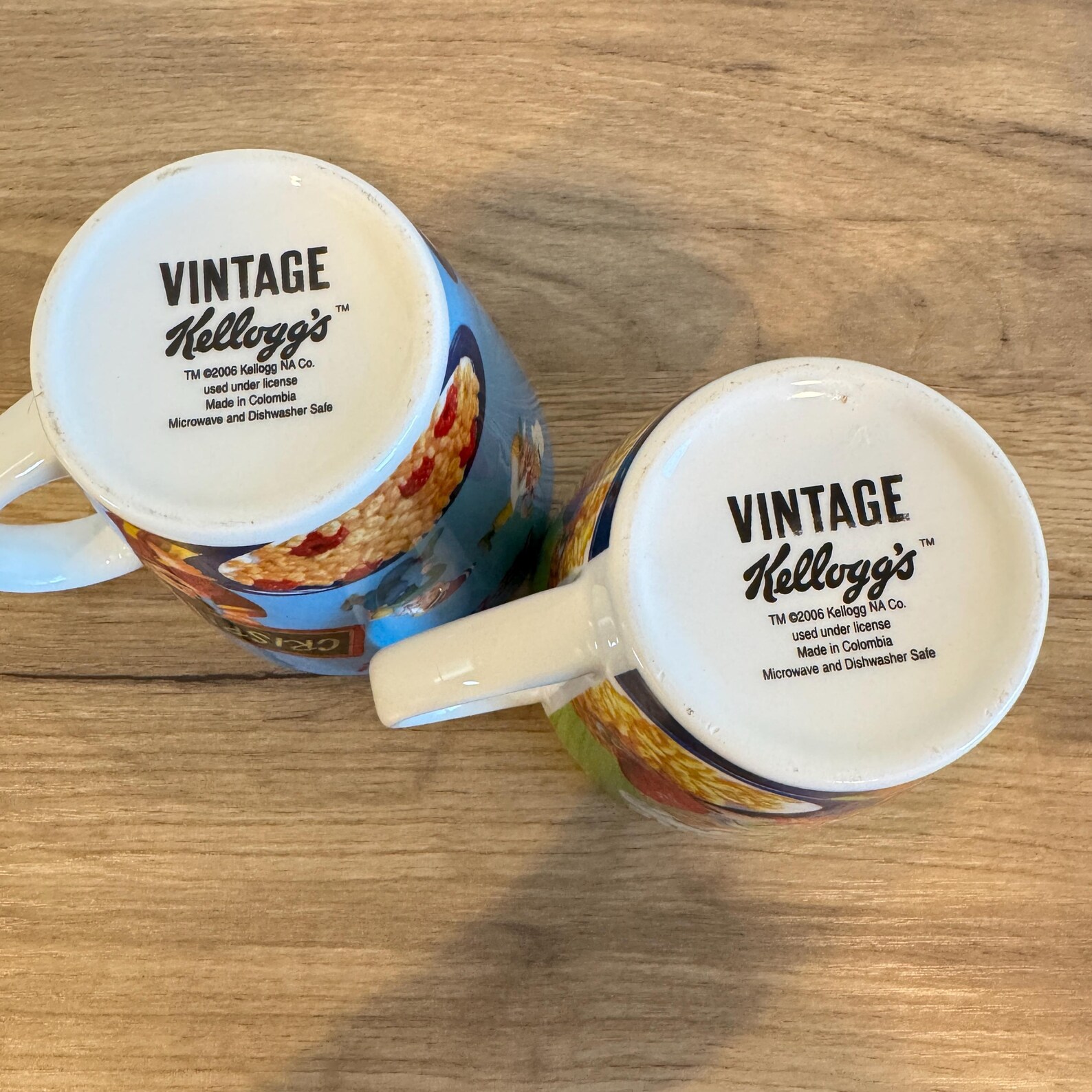 Kellogg's Rice Crispy Cereal Mugs - Set of 2 - Snap Crackle Pop ...