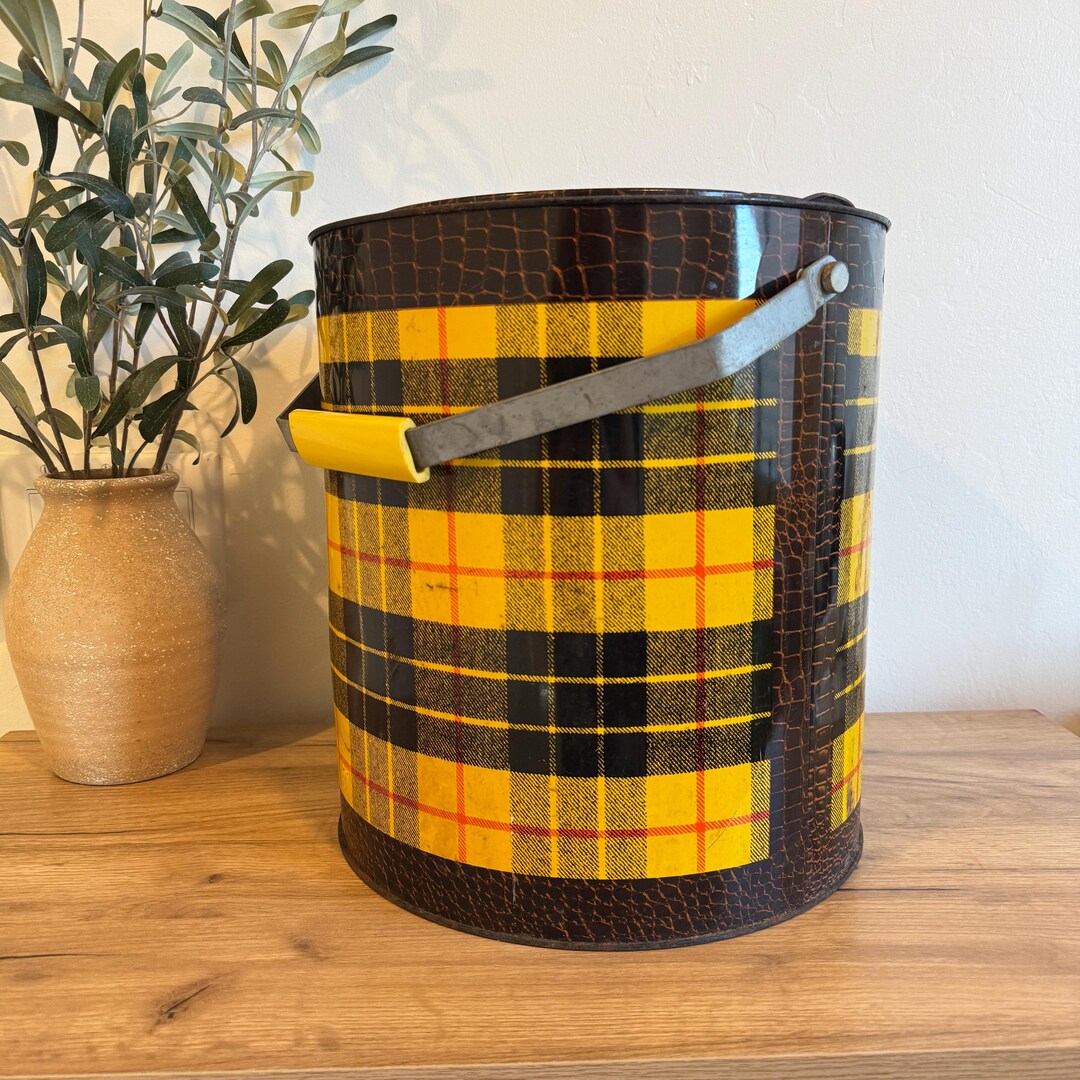Vintage Tartan Toter Plaid Cooler - VINTAGE - Poloron Large 4 Gallon ...