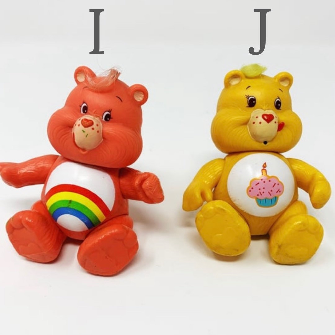 Care Bears PVC Care Bears With Hair Poseable Care Bears - Etsy