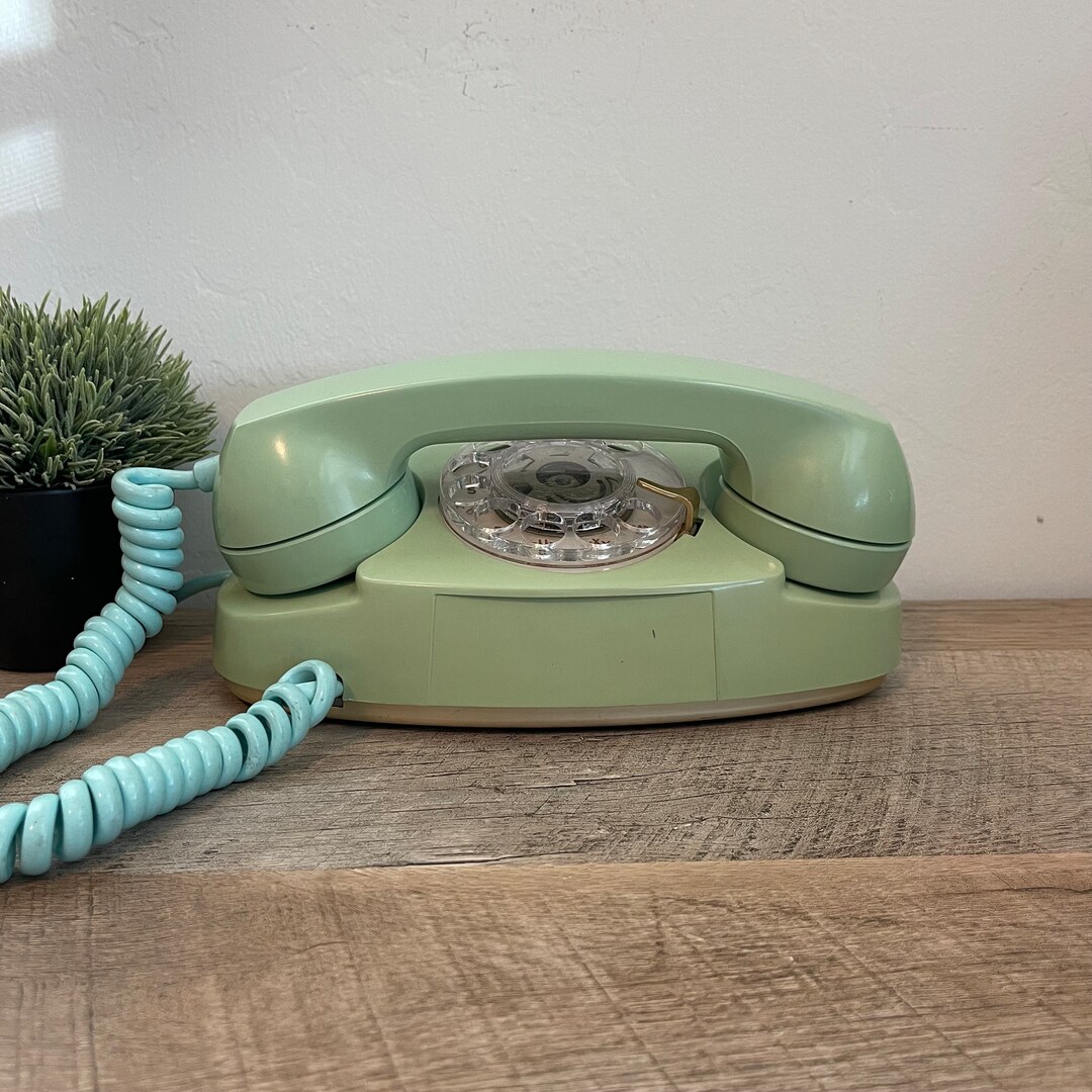 Vintage Aqua Telephone - Blue - Teal - Bell System - Princess Phone ...