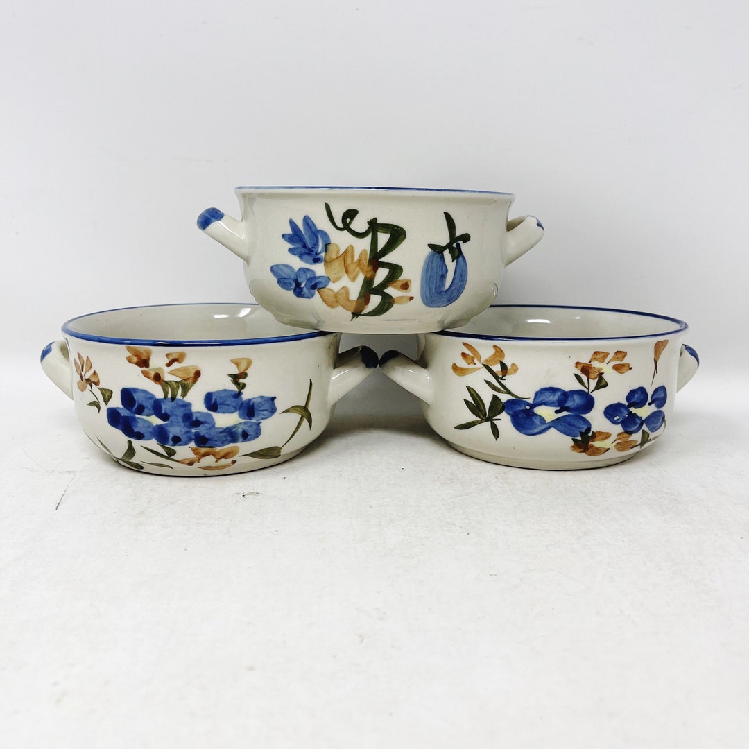 Chinese Pottery Bowls - Set of 3 - Chikiang - Stoneware - Bowls ...