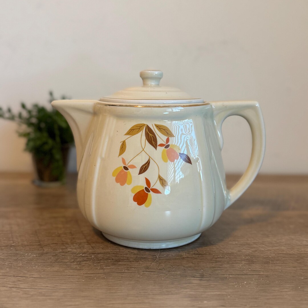 Vintage Hall’s Superior Autumn Leaf Coffee Pot With Lid, Tested and ...