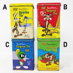 Looney Tunes Tins Surprise Tins Russell Stover Wiley Coyote, Roadrunner ...