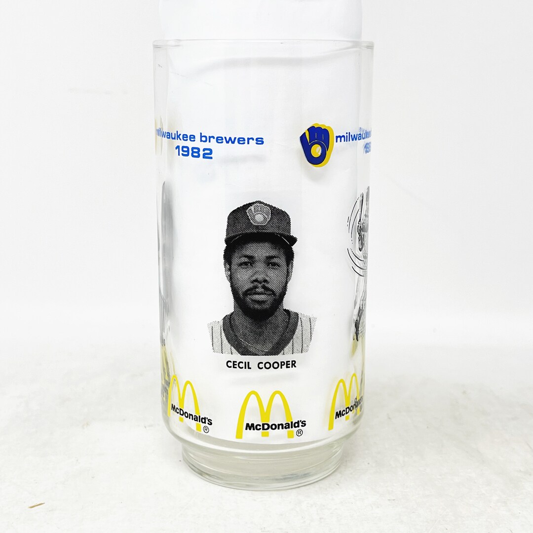 Vintage Milwaukee Brewers Baseball Glass Mcdonalds Glass - Etsy