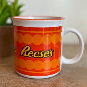 Reese's Chocolate Mug - VINTAGE - Reese's - Mug - Vintage - Orange ...