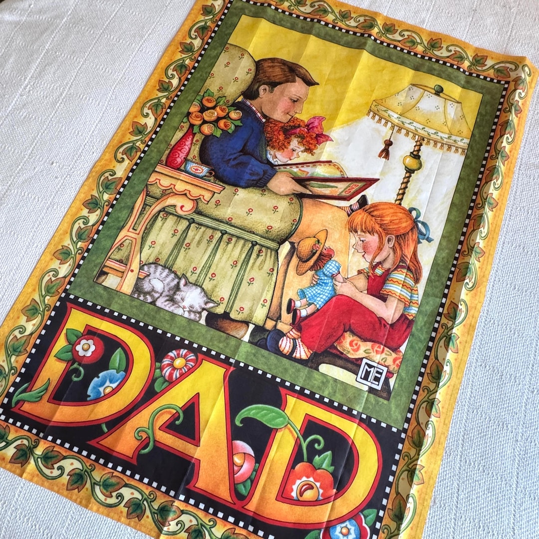 Mary Engelbreit Father's Day Flag - Dad Flag - Large 39" Yard Flag ...