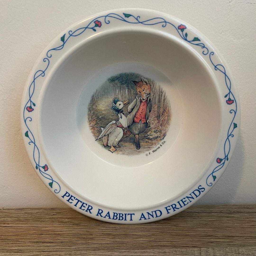 Peter Rabbit Bowl - Peter Rabbit and Friends - Jemima Puddle-duck - Mr ...