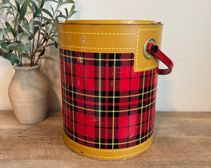 Vintage Skotch Kooler - VINTAGE - Large 4 Gallon Cooler - Red Plaid ...