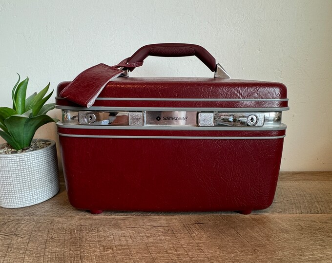 Vintage Samsonite Travel Case - Samsonite Profile - Train Case ...