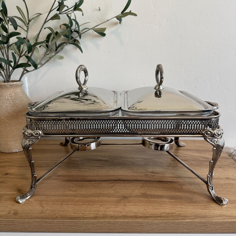 Silver Buffet Server - Etsy