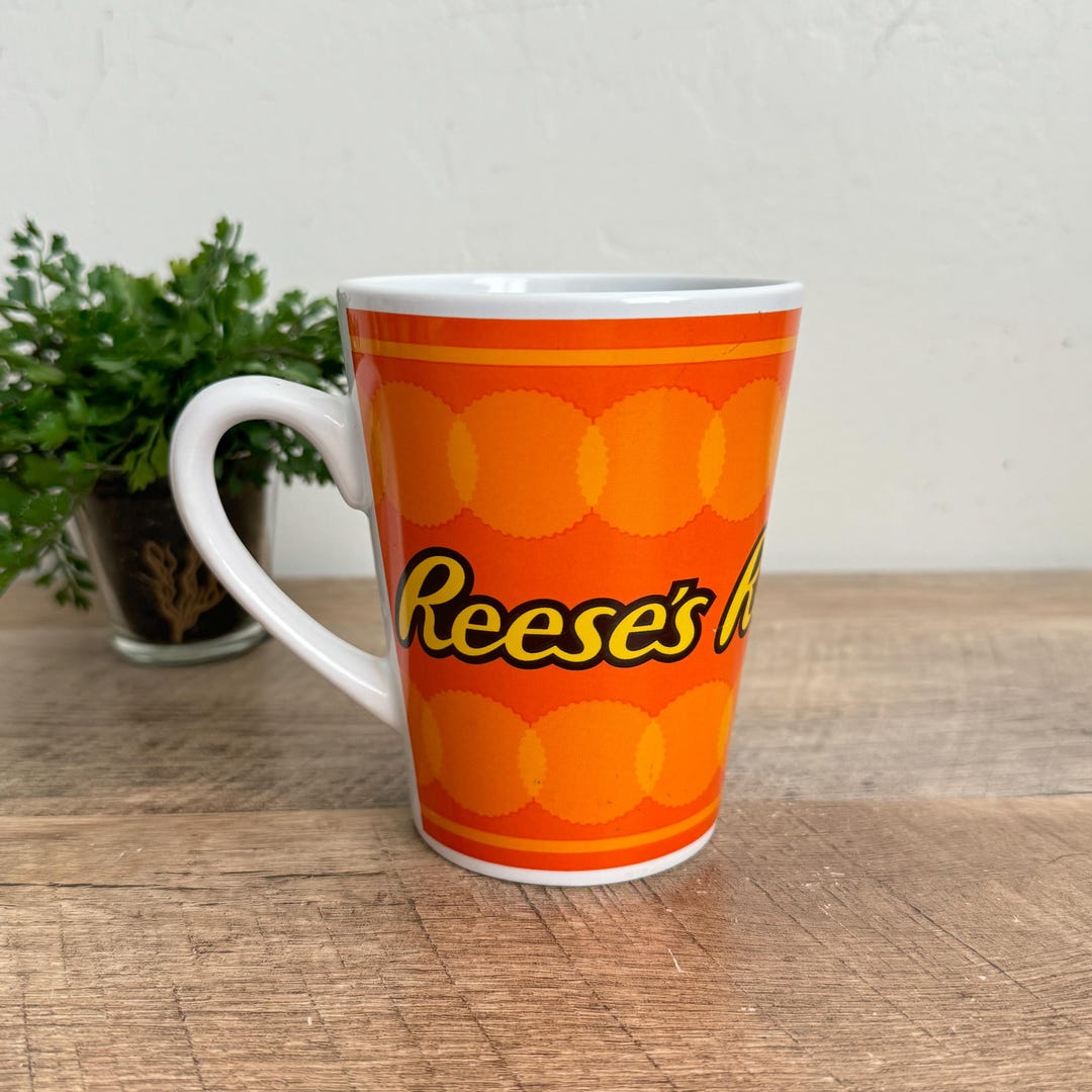 Reese's Peanut Butter Cups Mug Vintage Latte Reese's Mug Orange Galerie ...
