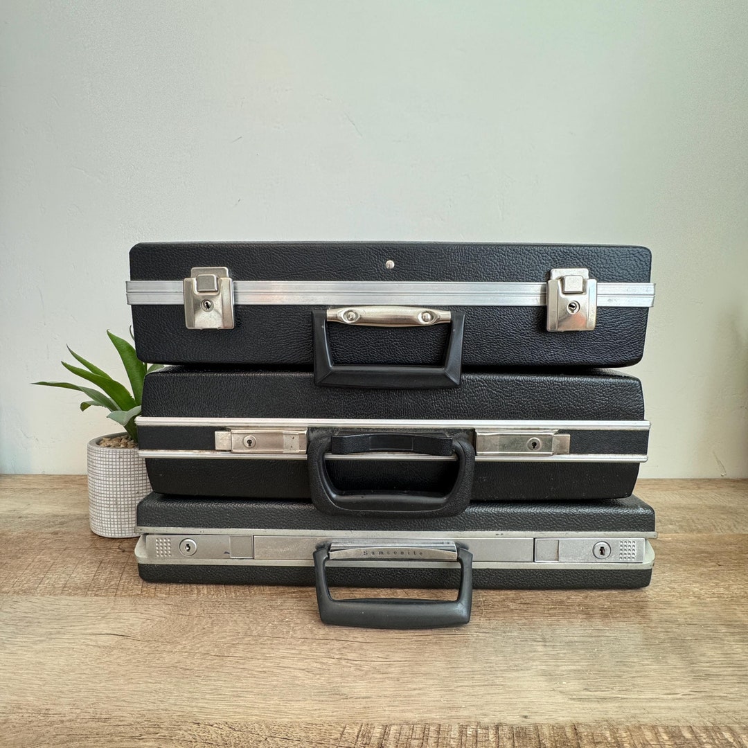 Vintage Briefcases - YOU PICK - Vintage - Hard Sided - Samsonite - Black - Attache Case - 1980s ...