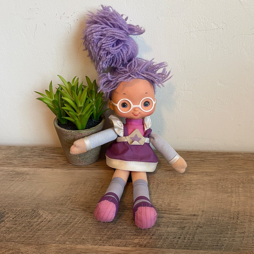 SHY VIOLET Doll Purple Rainbow Brite Small 11 Doll With Dress 1983 ...