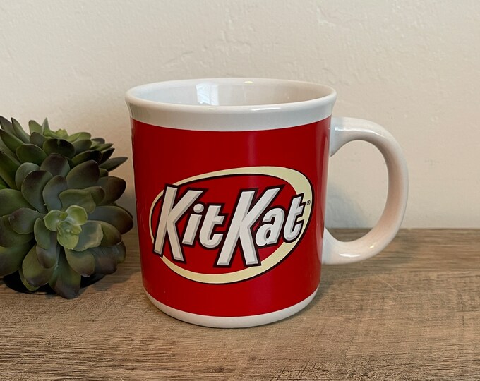 Kit Kat Mug - VINTAGE - Kit Kat - Mug - Candy - Kitkat - Galerie - Etsy
