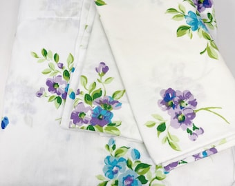 Vintage Queen Sheet Set | Etsy