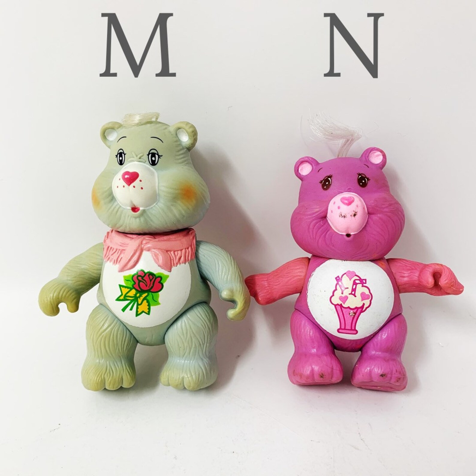 Care Bears PVC Care Bears With Hair Poseable Care Bears - Etsy
