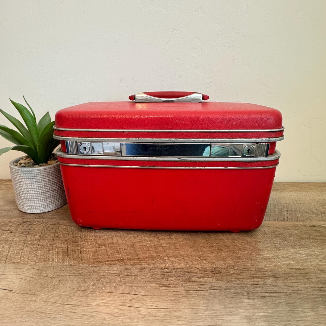 Vintage Samsonite Train Case - Travel Case - Samsonite Silhouette ...